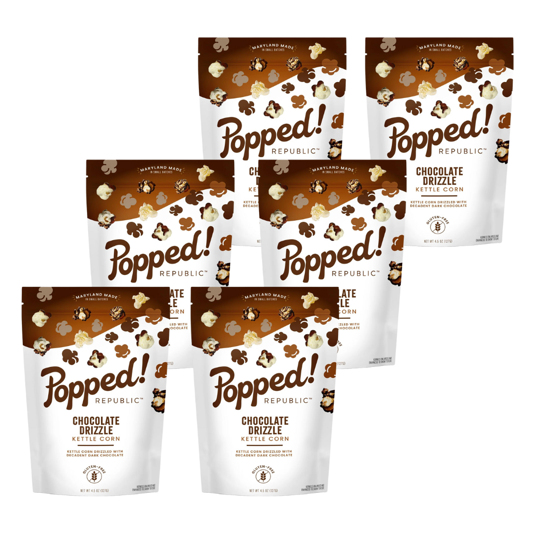 Popped! Republic Decadent Dark Chocolate Drizzle Kettle Corn
