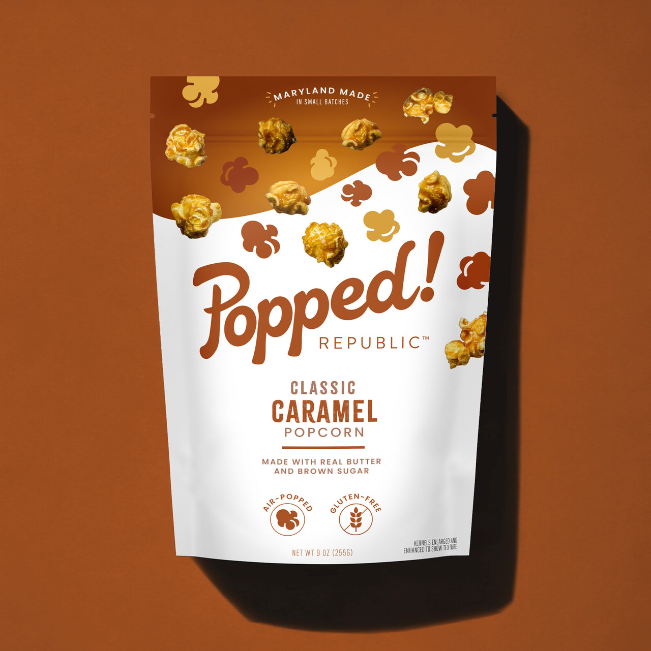 Popped! Republic Classic Caramel Corn, Air Popped Popcorn